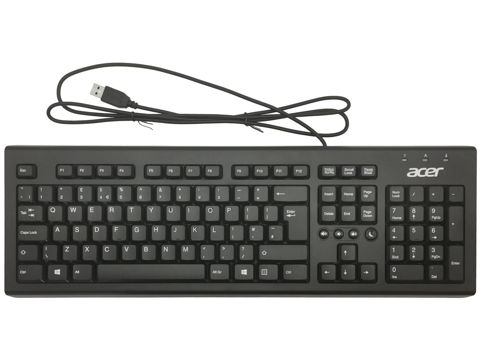 Acer Veriton VS2710G VX2120G VX2610G VX2611G USB Wired Keyboard UK DK ...