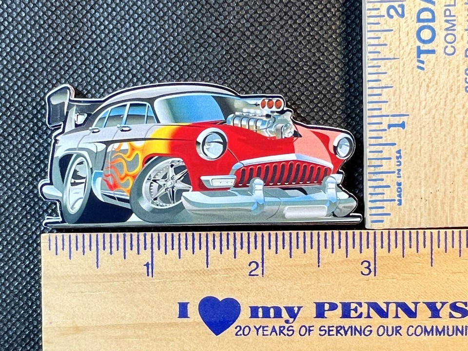 Retro Car Hot Rod Flames Waterproof Vinyl Stickers Set Of 12 | eBay