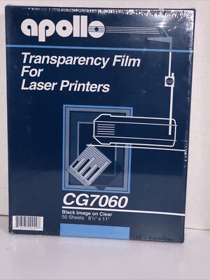 Transparency Film - Laser Jet