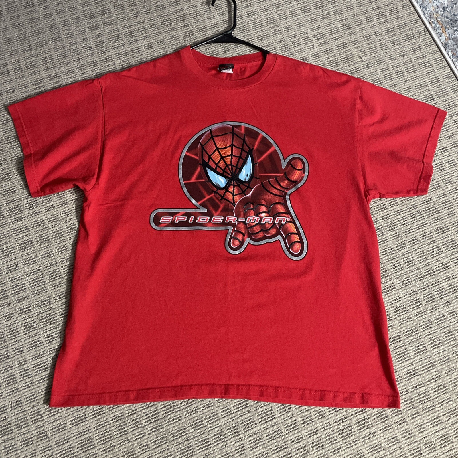 Vintage Y2K 2002 Spider-Man Movie Promo Graphic T-Shi… - Gem