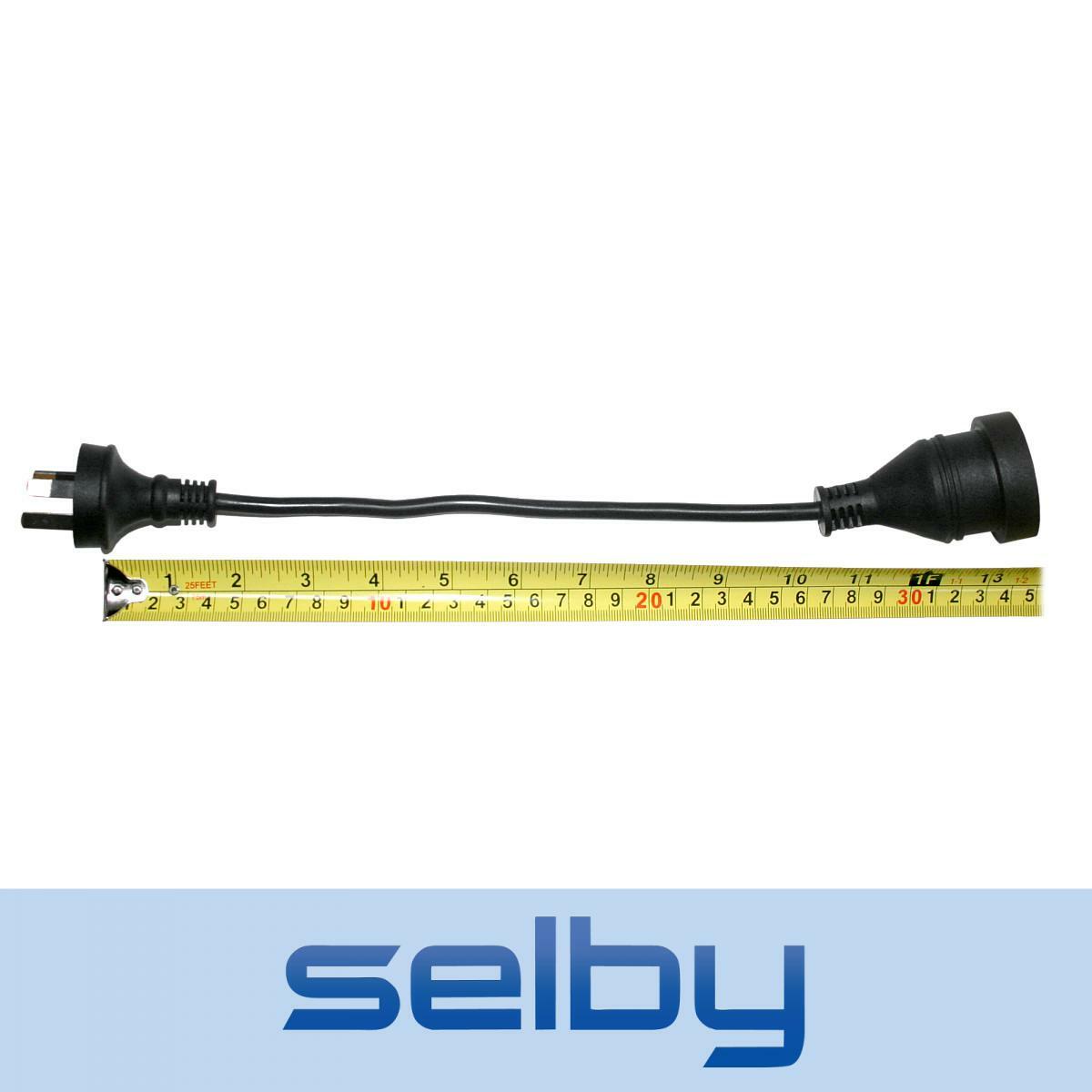 Mains Power Extension Lead Cord Cable Standard Australian AU 3-Pin Plug ...
