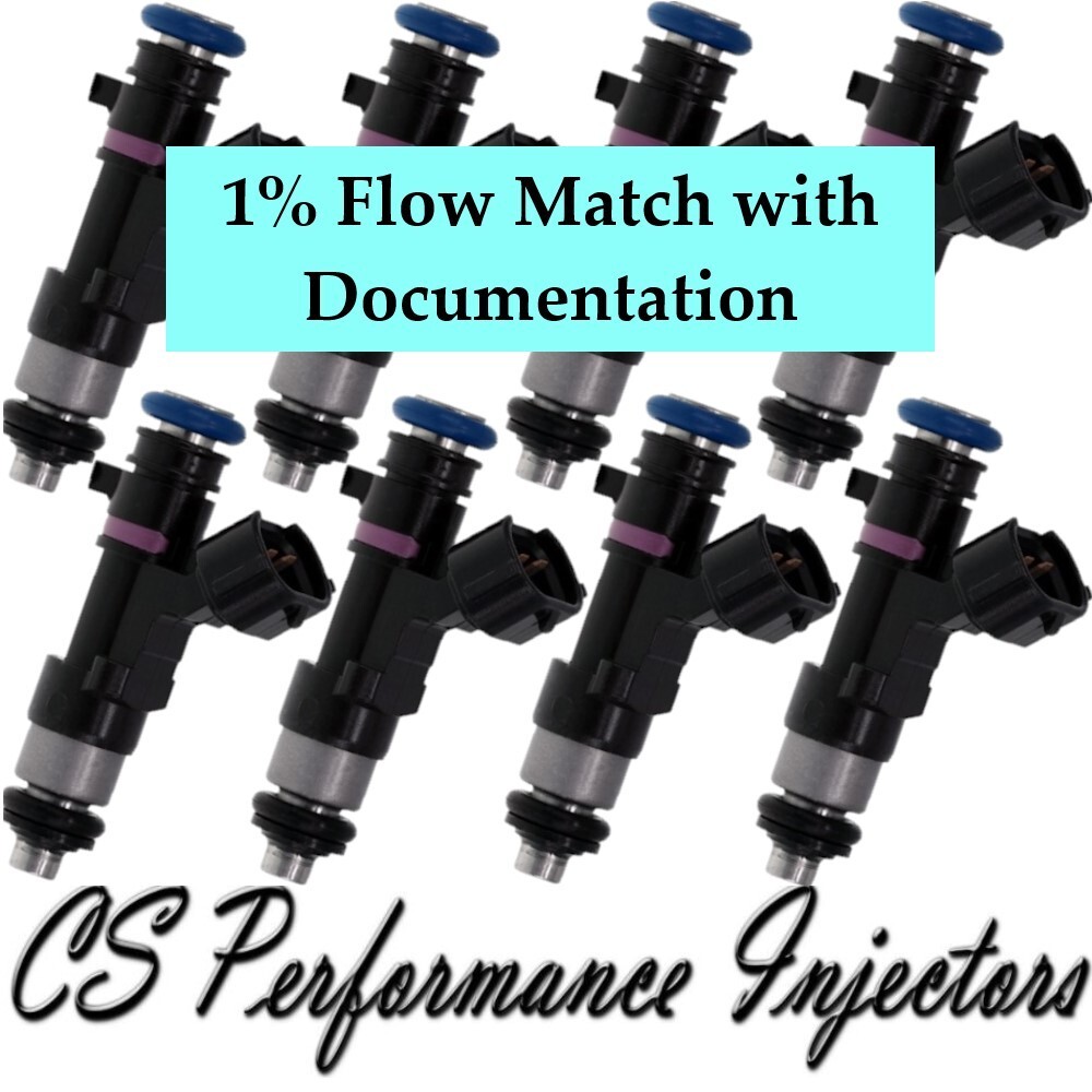 1% Flow Match Bosch Fuel Injectors (8) 0280158007 for 04-17 Infiniti 5 ...