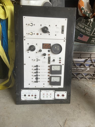 89 Sea Ray 340 Boat AC Shore power control breaker switch panel board ...