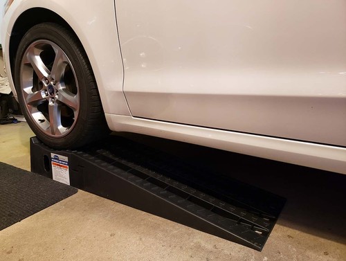 Eastwood Detachable Removable Poly Black Car Ramp Set with 3.6 Tons ...