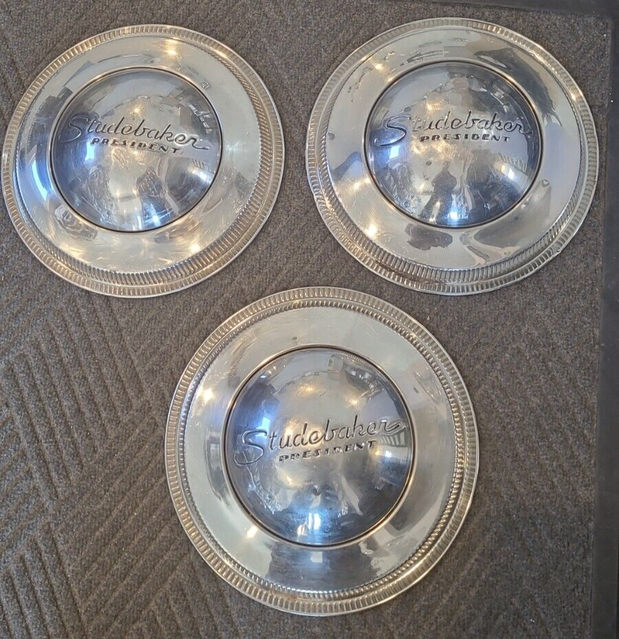 3 Studebaker president wheel cover hubcaps 15" 1940-1941 | eBay
