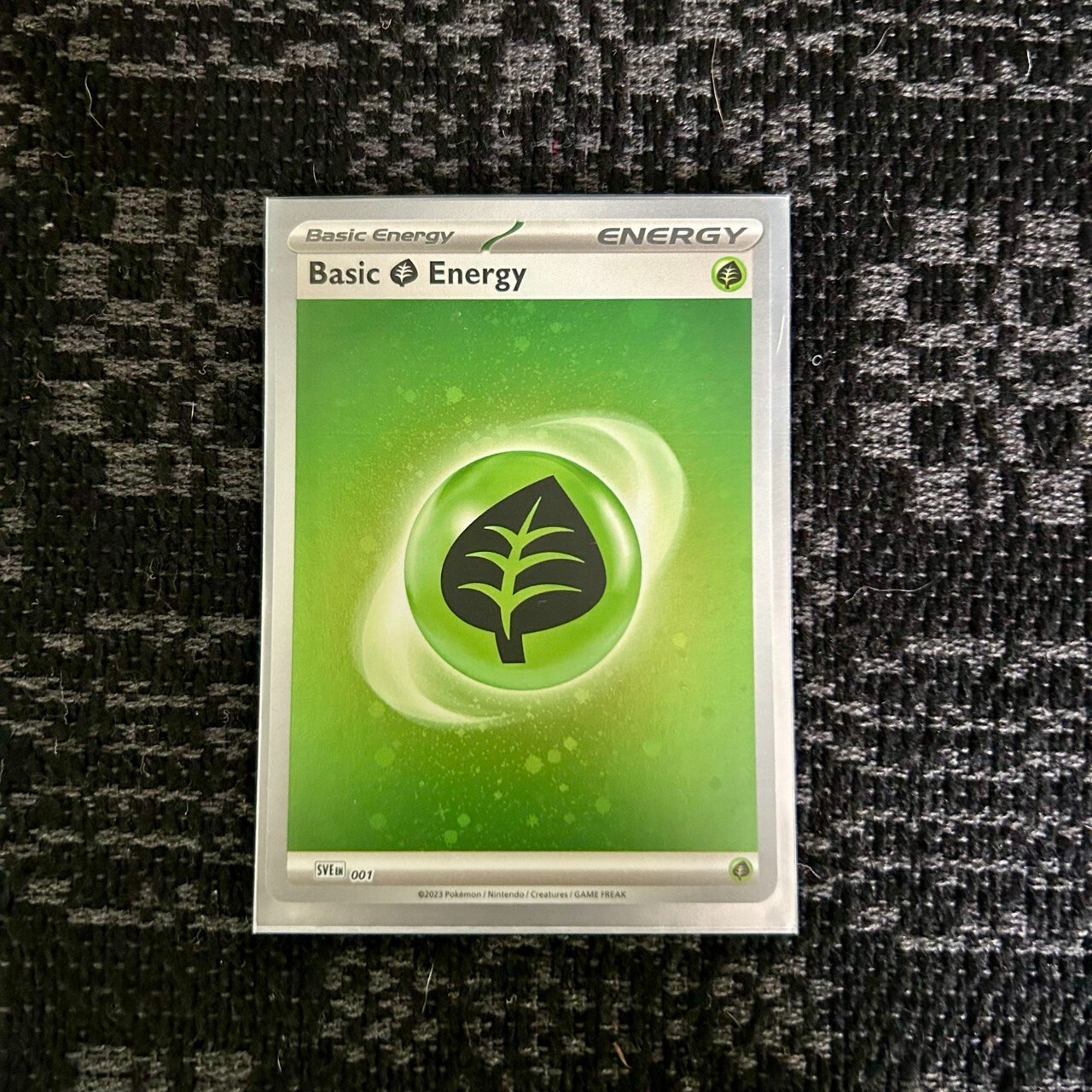 Pokémon TCG Basic Grass Energy Scarlet & Violet-Base Set 001/198 Reverse Holo... | eBay