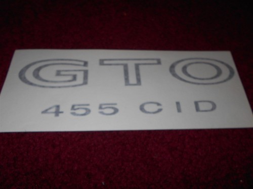 1971 1972 1973 PONTIAC GTO 455 CID FRONT FENDER / REAR QUARTER PANEL ...