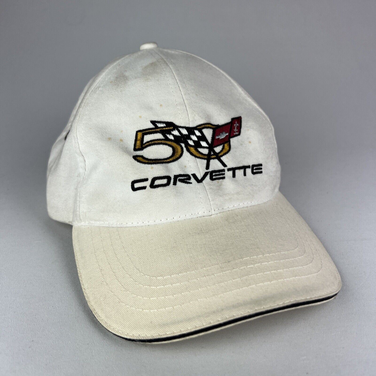 Vintage Corvette 50 Racing Chevy Embroidered Hat Cap … - Gem