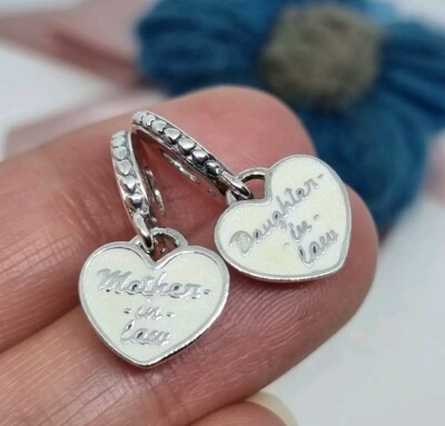 NEW Genuine Pandora Daughter & Mother in Law Split Dangle Charm 💕 S925 ...