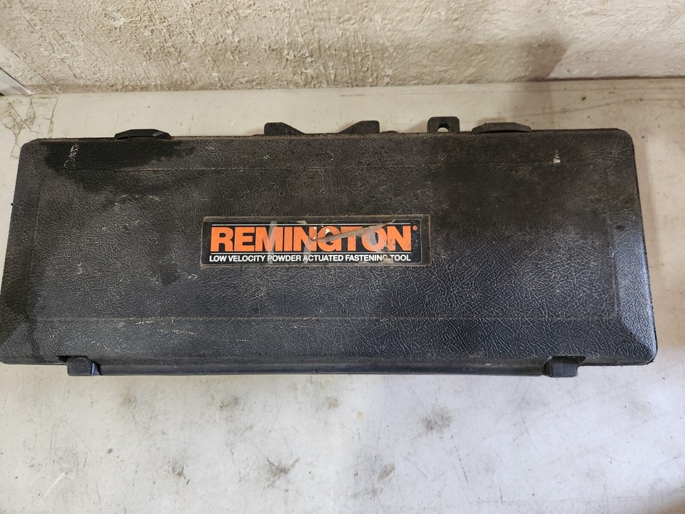 Remington 494 Powder Actuated Tool W/Case and Extras (#3) | eBay