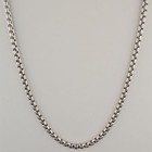 OXIDIZED STERLING SILVER 3MM FANCY POPCORN CHAIN 18", 20" OR 24 INCH | eBay