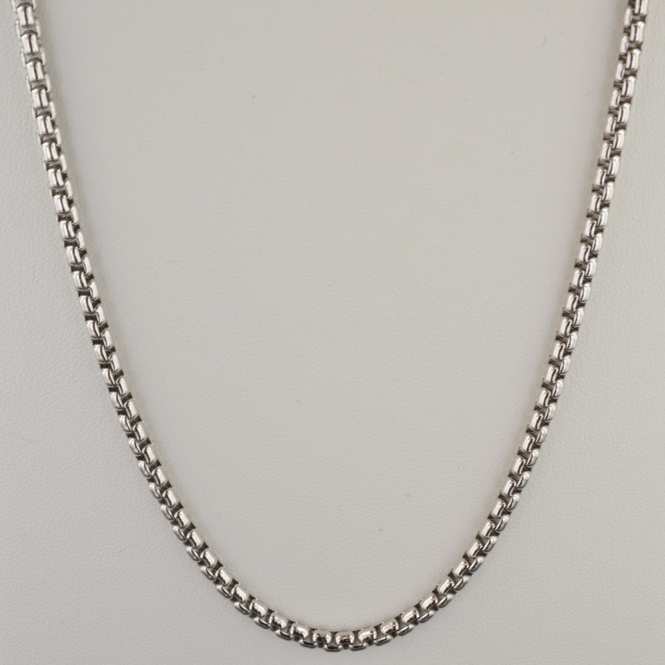 OXIDIZED STERLING SILVER 3MM FANCY POPCORN CHAIN 18", 20" OR 24 INCH | eBay