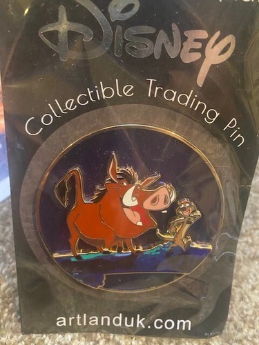 Disney Pin Artland – Timon and Pumbaa– Pin on Glass Series LE 200 | eBay
