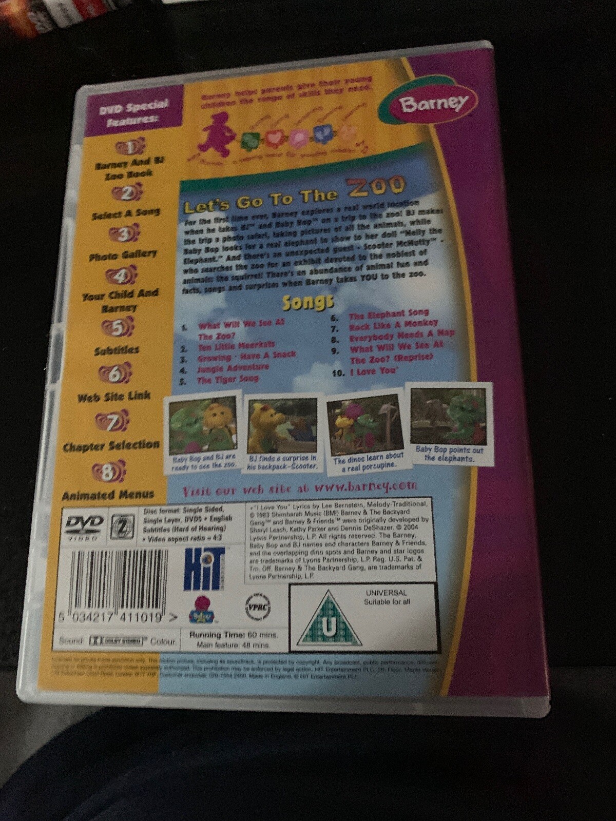 Barney: Let's Go to the Zoo DVD Region 2 Rare | eBay