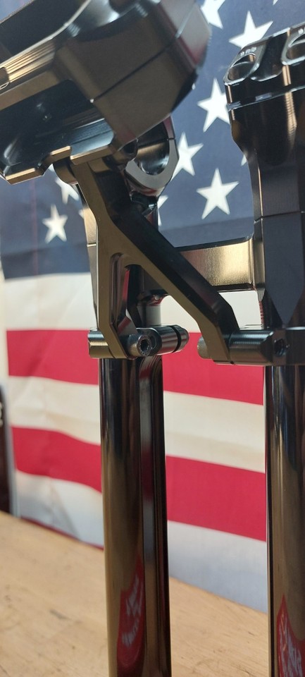 Roland Sands Design 11" Risers With Digital Gauge Relocation Bracket ...