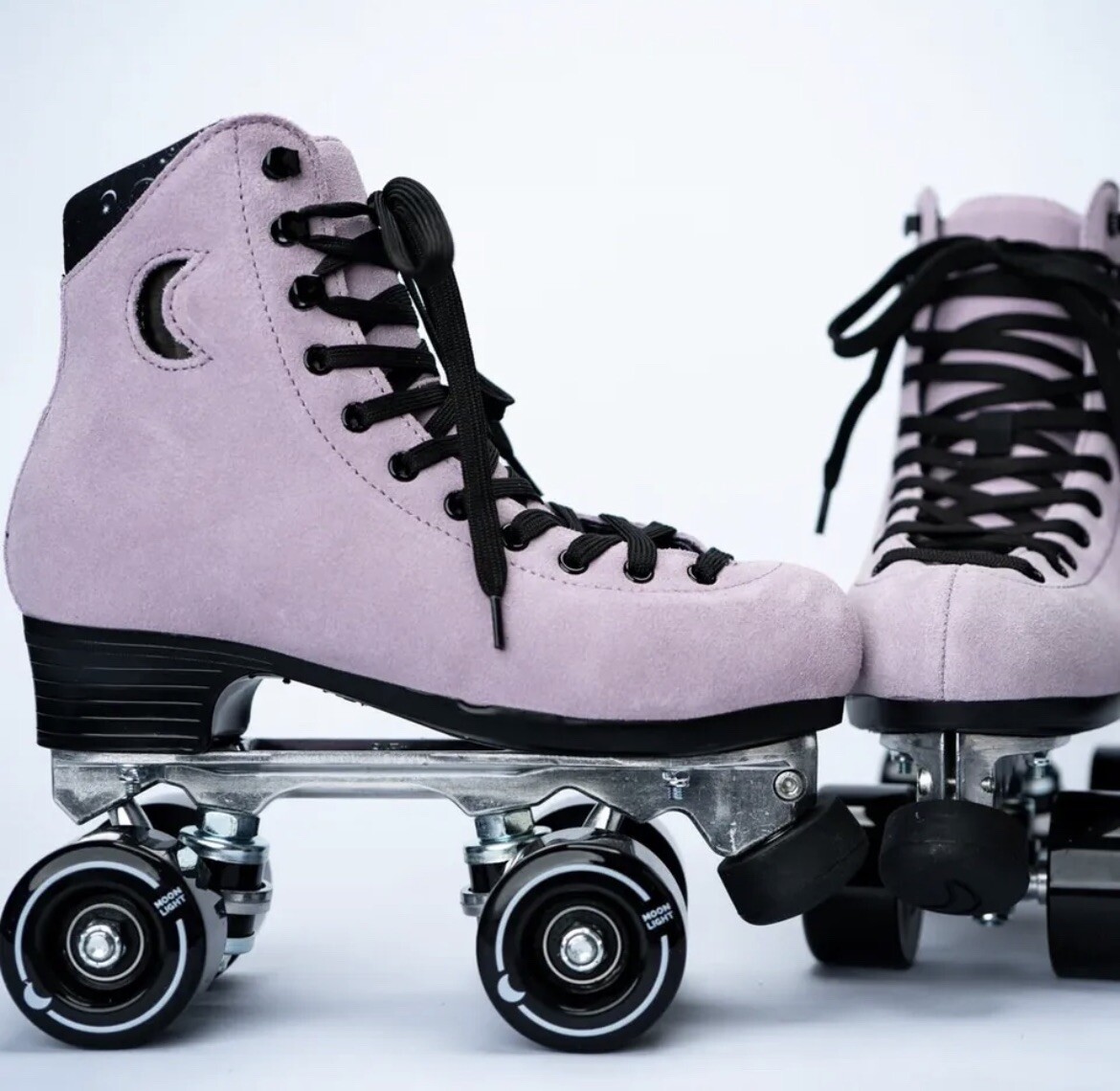 UPGRADED Rose Quartz Moonlight Roller Skates (Men's 12, Women's 14) | eBay