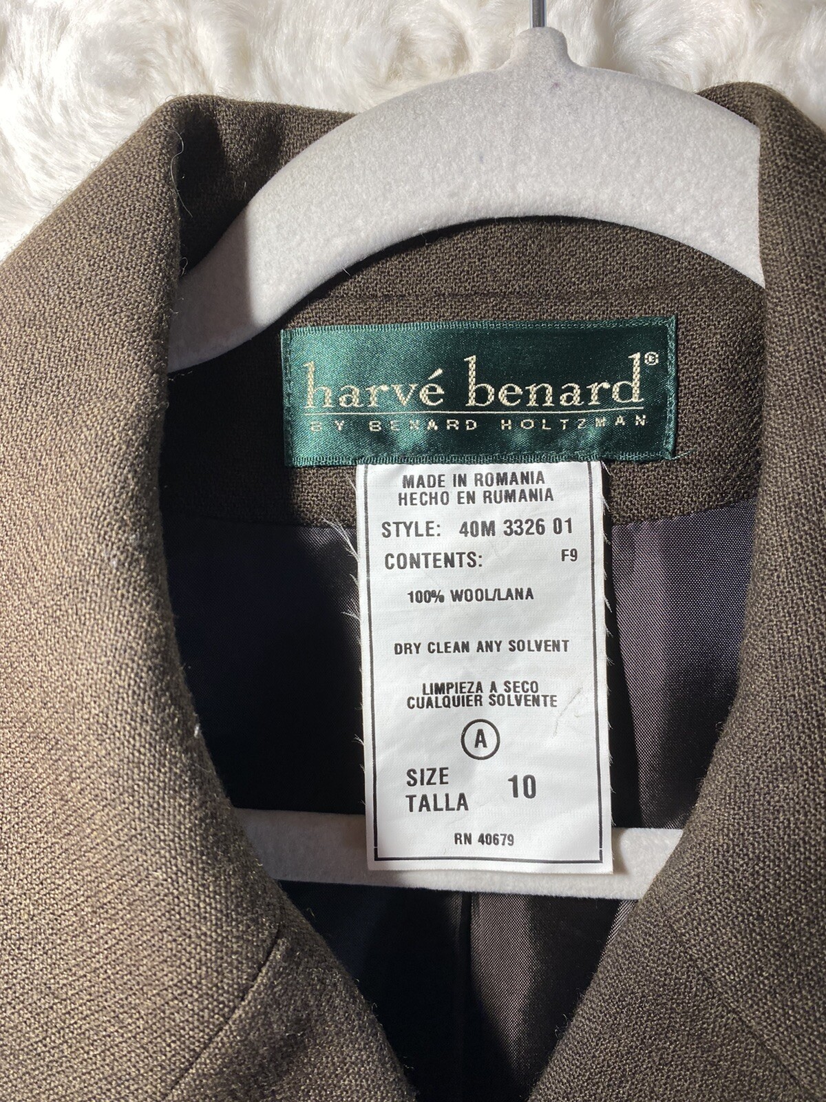 Harve Benard blazer jacket By Benard Holtzman Wool Wo… - Gem