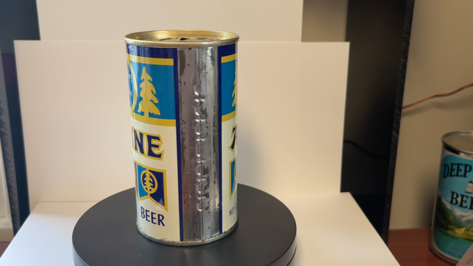 ALPINE BEER Pull Tab Top can ALL ORIGINAL Earlier Tab Top MAIER Los ...