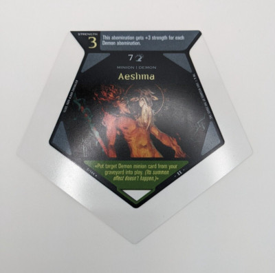 HECATOMB CCG Card Game Last Hallow's Eve Rare AESHMA x1 WotC 2005 | eBay