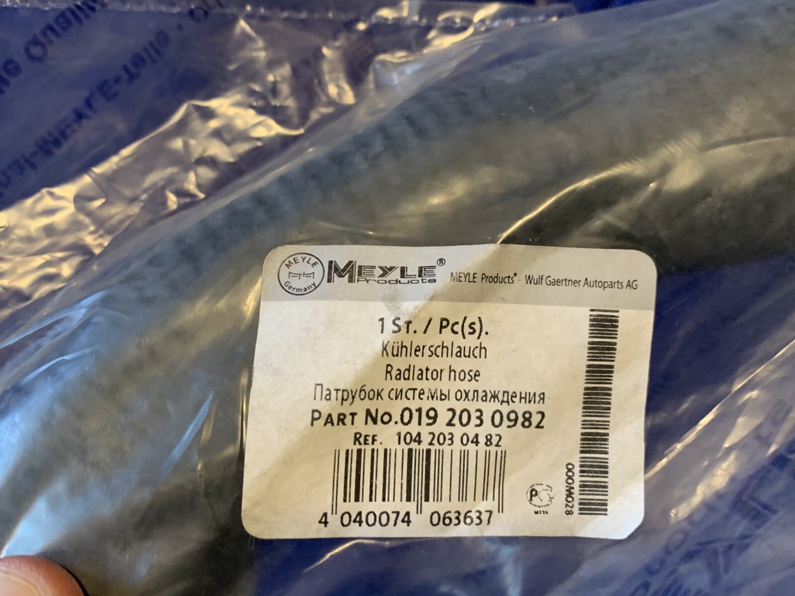 1042030482 Mercedes Coolant By Pass Hose 300E C280 E320 for sale online ...