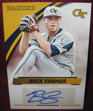 2016 Panini Georgia Tech Yellow Jackets - Signatures Buck Farmer #BF-GT ...