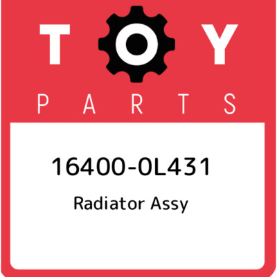16400-0L431 Toyota Radiator assy 164000L431, New Genuine OEM Part | eBay