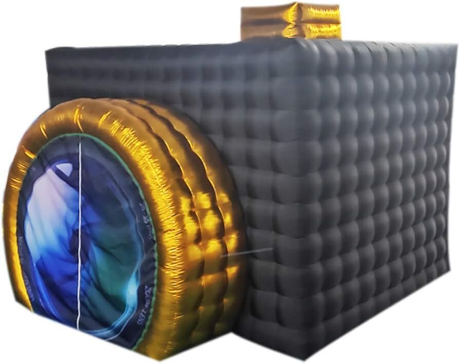 Inflatable Photo Booth Tent With LED Lights Selfie Party Event House ...