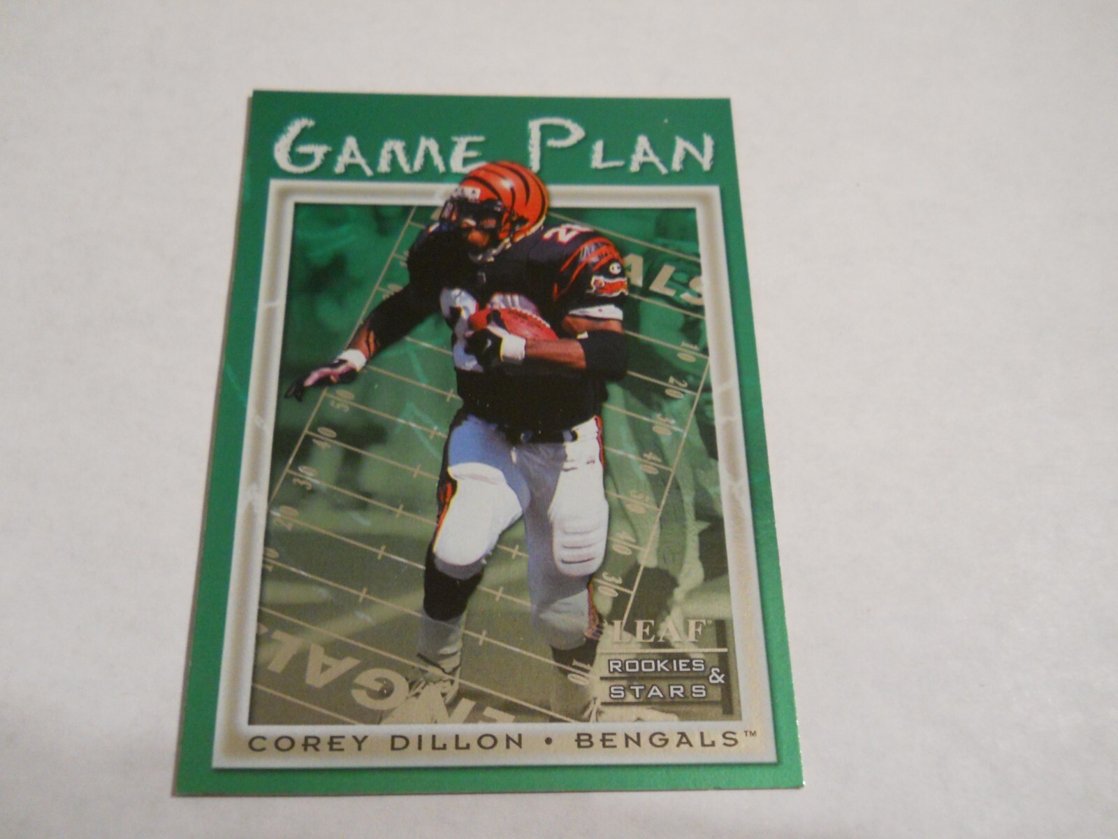 1998 Leaf Rookies & Stars - Game Plan #11 Corey Dillon /5000 for sale ...