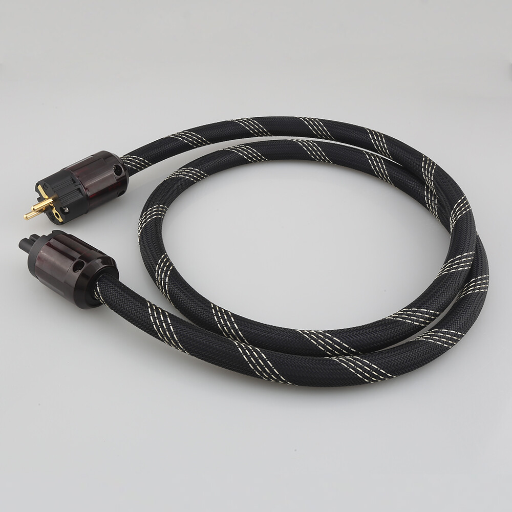 P103 Hifi Audio Figure 8 Female IEC C7 Plug AC Power Cable EU Schuko US ...
