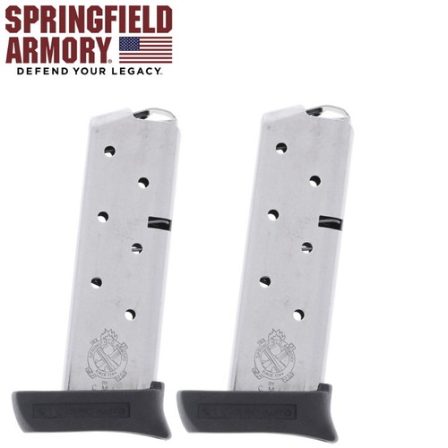 2 - Springfield 911 Stainless 7 Round .380 ACP Magazine 7rd Mag Clip ...