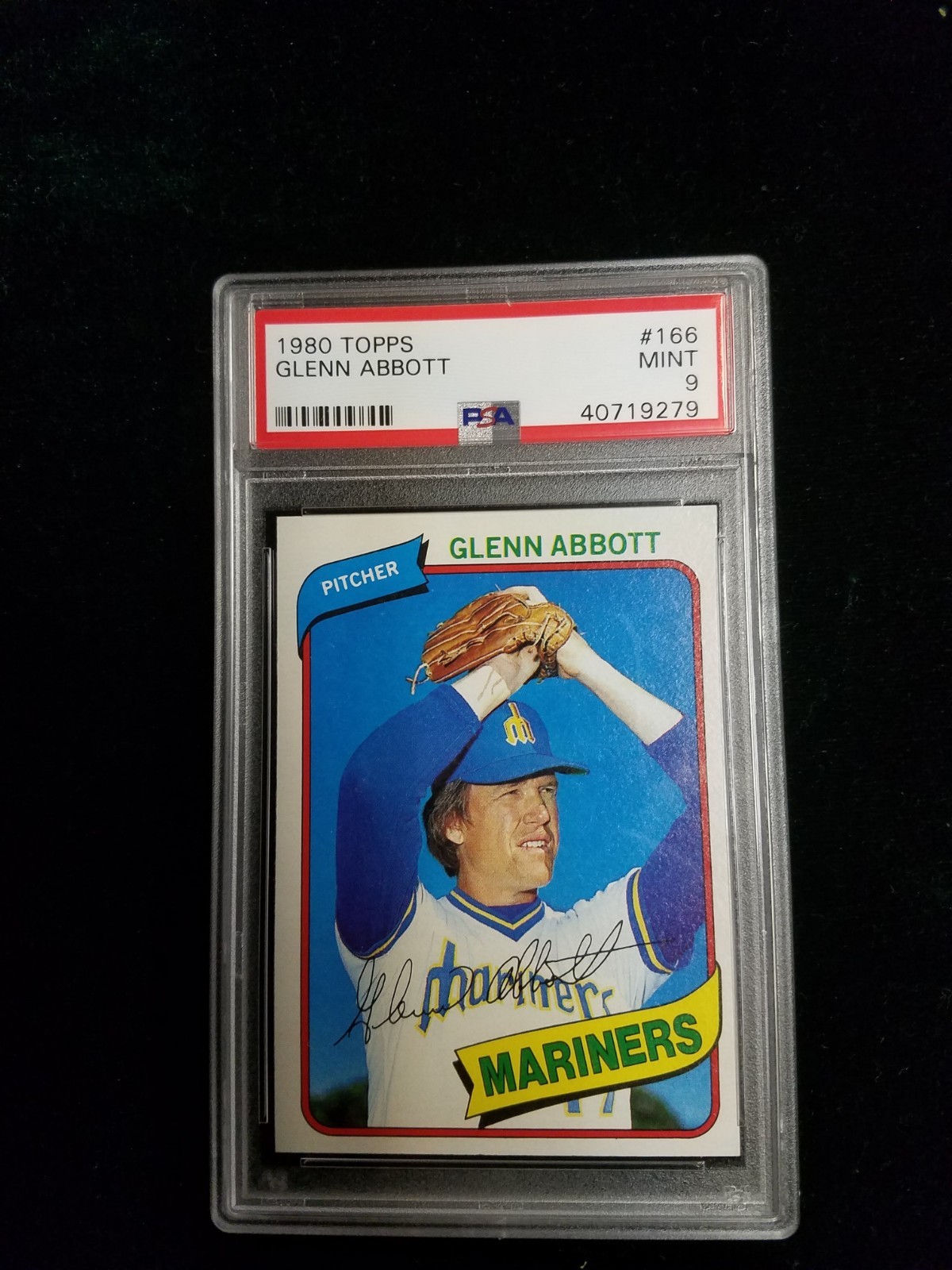 1980 Topps #166 Glenn Abbott PSA 9 Mint | eBay