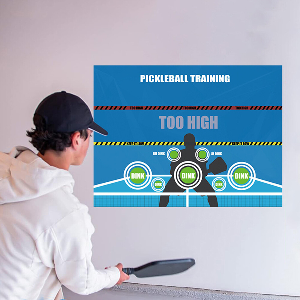 Pickleball Training Poster Mat Convenient for Walls Wall Practice ...