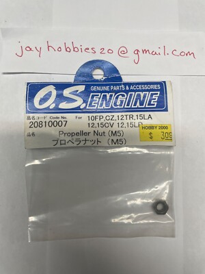 OS O.S. .15 15 LA 15LA RC Airplane Engine 20810007 Prop Nut 10453 .10 ...