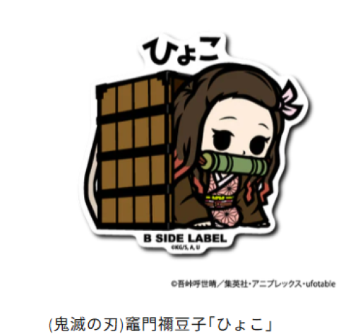 Demon Slayer x B-Side Label Sticker Nezuko UV/Water resistant 2x3 inch ...