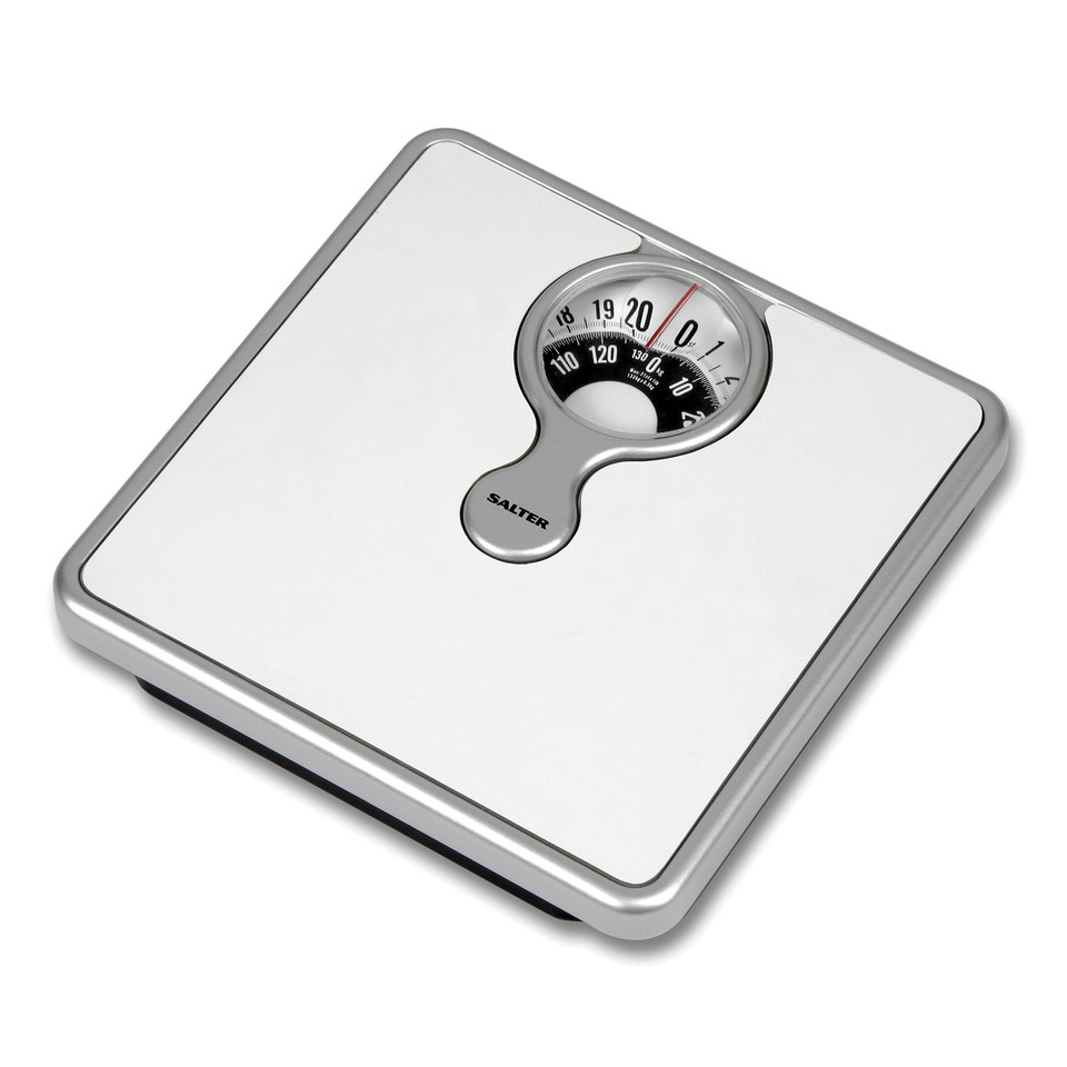 Salter Bathroom Scale Magnified Mechanical Easy to Read Dial (Open Box ...
