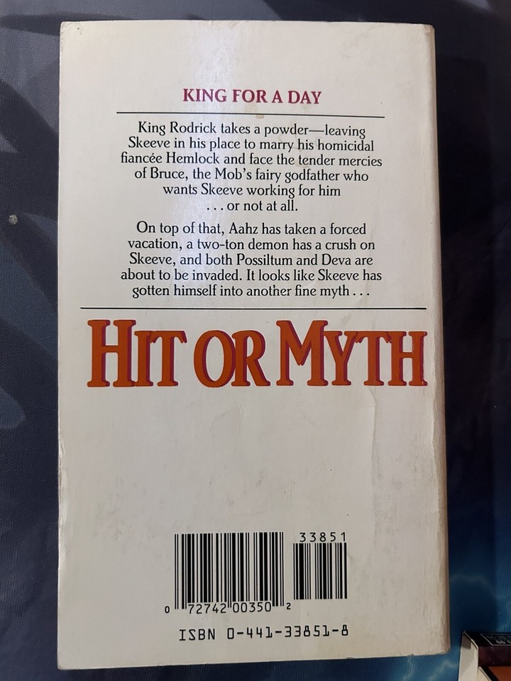 Hit or Myth by Robert Lynn Asprin (1985, Mass Market) VG Condition ...