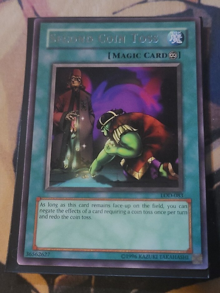 Yu-Gi-Oh! TCG Second Coin Toss Legacy of Darkness LOD-083 Unlimited ...