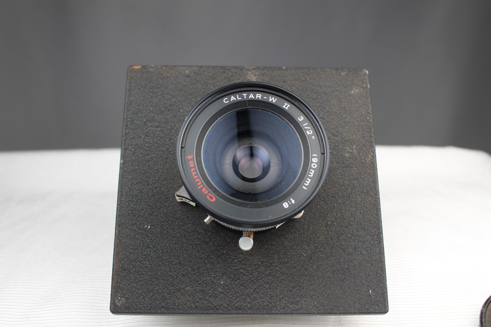 Calumet Caltar-W II 3½" (90mm) f:8 CALUMET Copal-NO.0 LENS -FOR PARTS ...