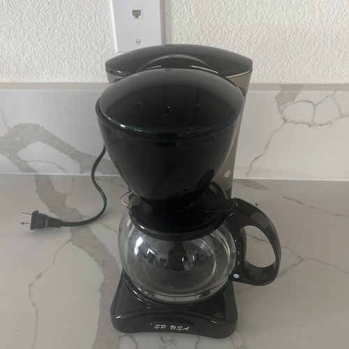 SP USA Coffee Maker 4 Cup Model CM01 - Black | eBay