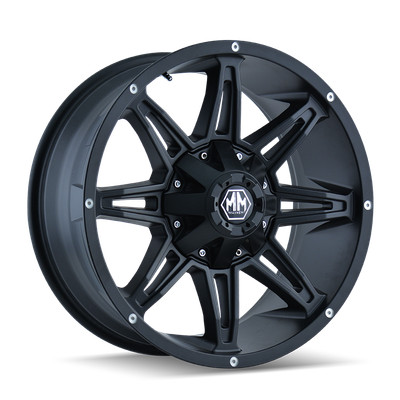 17x9 Mayhem Rampage Matte Black Wheels 8x6.5/8x170 (18mm) Set of 4 | eBay