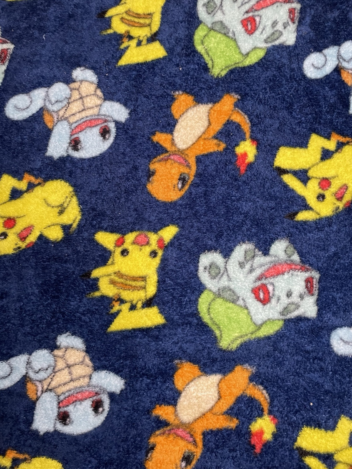 40x40 Pokemon Blanket Picachu Charzard Squirtle Blue ComfyのeBay公認海外通販｜セカイモン