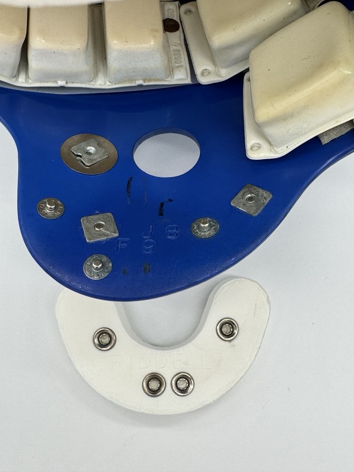 Vintage Used 1988 Royal Blue VSR-1 Riddell Football Game Helmet Medium ...