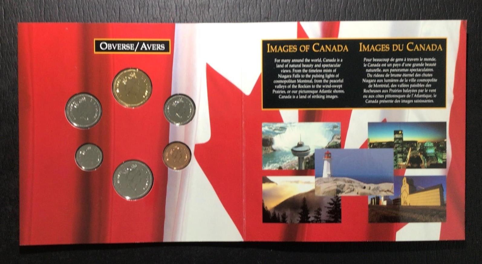 1994 Original "Oh Canada" Coin Uncirculated Mint Set w/Nice History ...