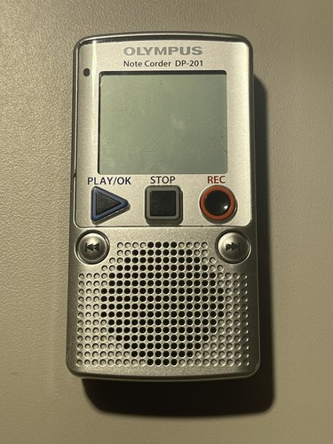 Olympus Note Corder DP-201 Digital Voice & Record Playback Working ...