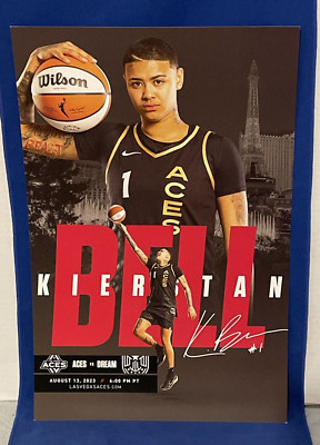 Las Vegas Aces vs Atlanta Dream WNBA 8/13/23 Aces' KIERSTAN BELL #1 ...