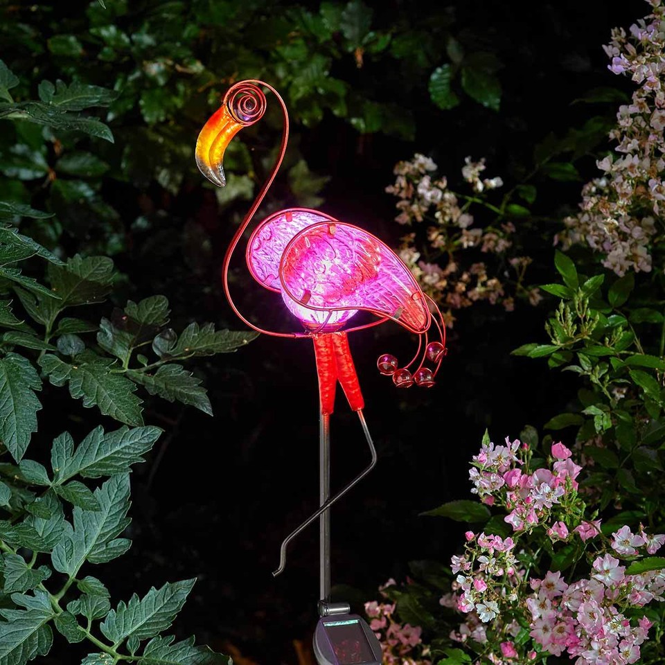 Solar Garden Novelty Animal LED Light Up Stake Path Ornament Outdoor ...