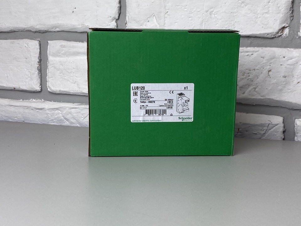 1ps NEW Schneider LUB120 advanced power base, TeSys U, 3P, 12A/690V | eBay