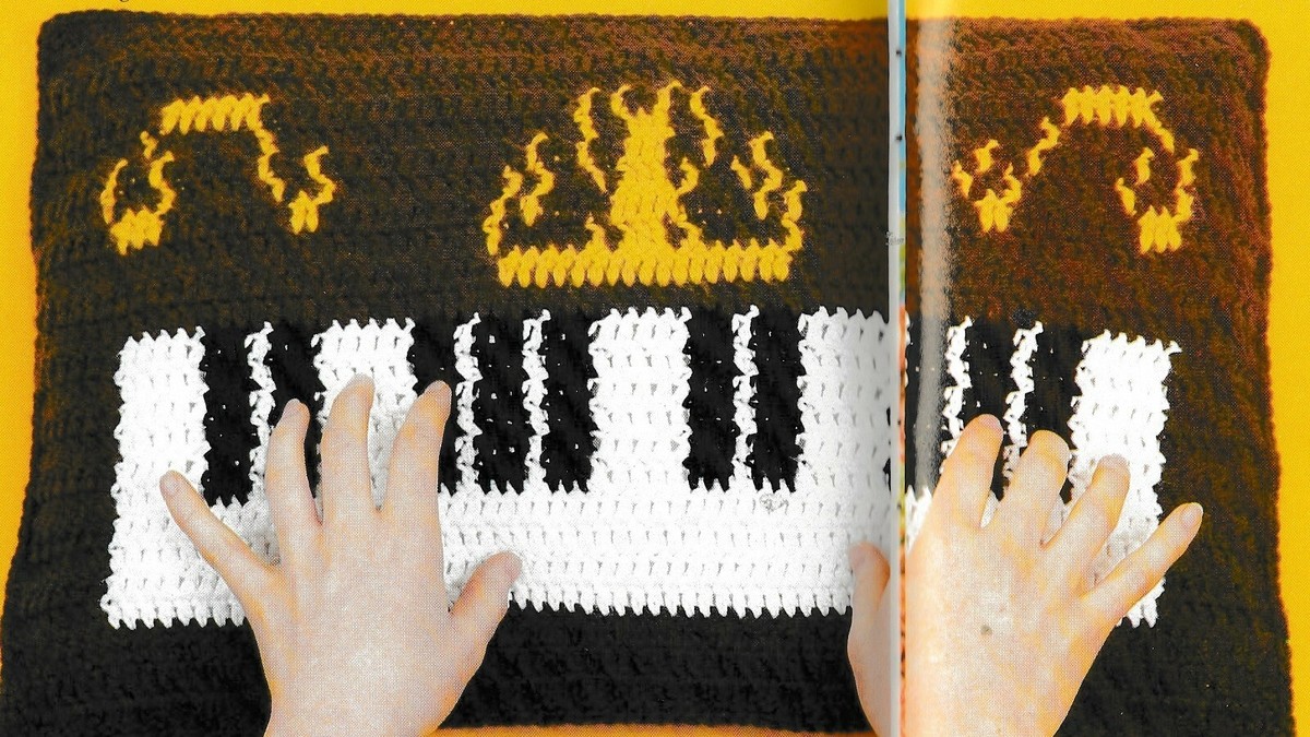 Piano Afghan Crochet Graph Patterns The Boyfriend Blanket Version 2 In