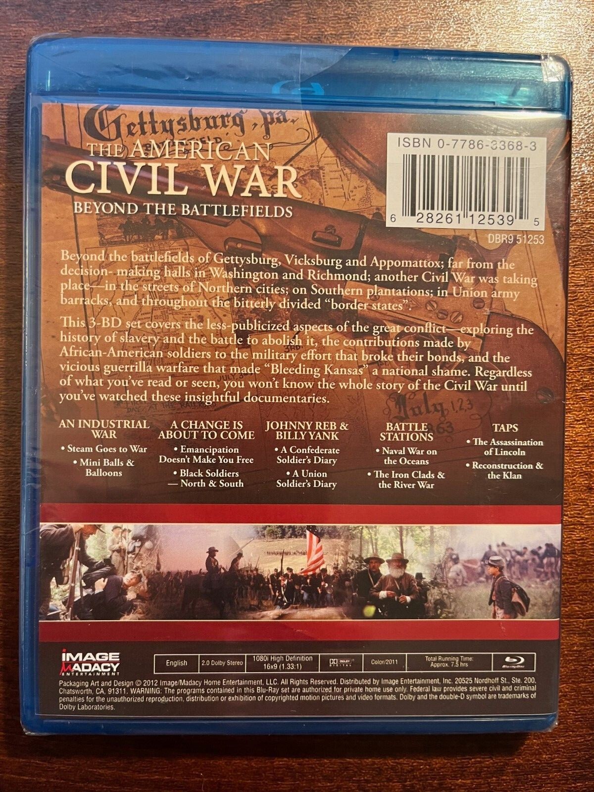 The American Civil War: Beyond the Battlefields (Blu-ray Disc, 2012, 3 ...