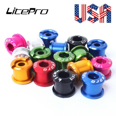 Litepro Single/Double/Triple Speed Bike Chainring Bolts Chain Ring ...
